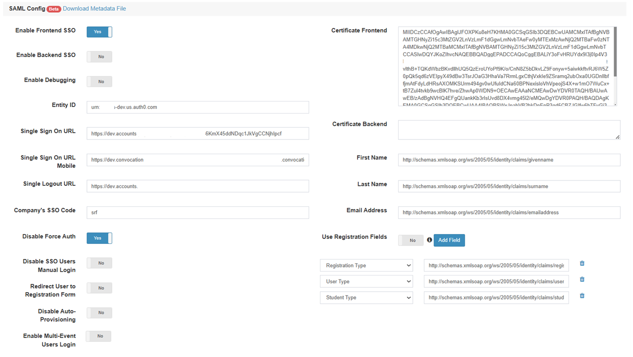 How to configure single sign-on (SSO) integration