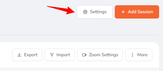 How to enable my schedule tab for sessions