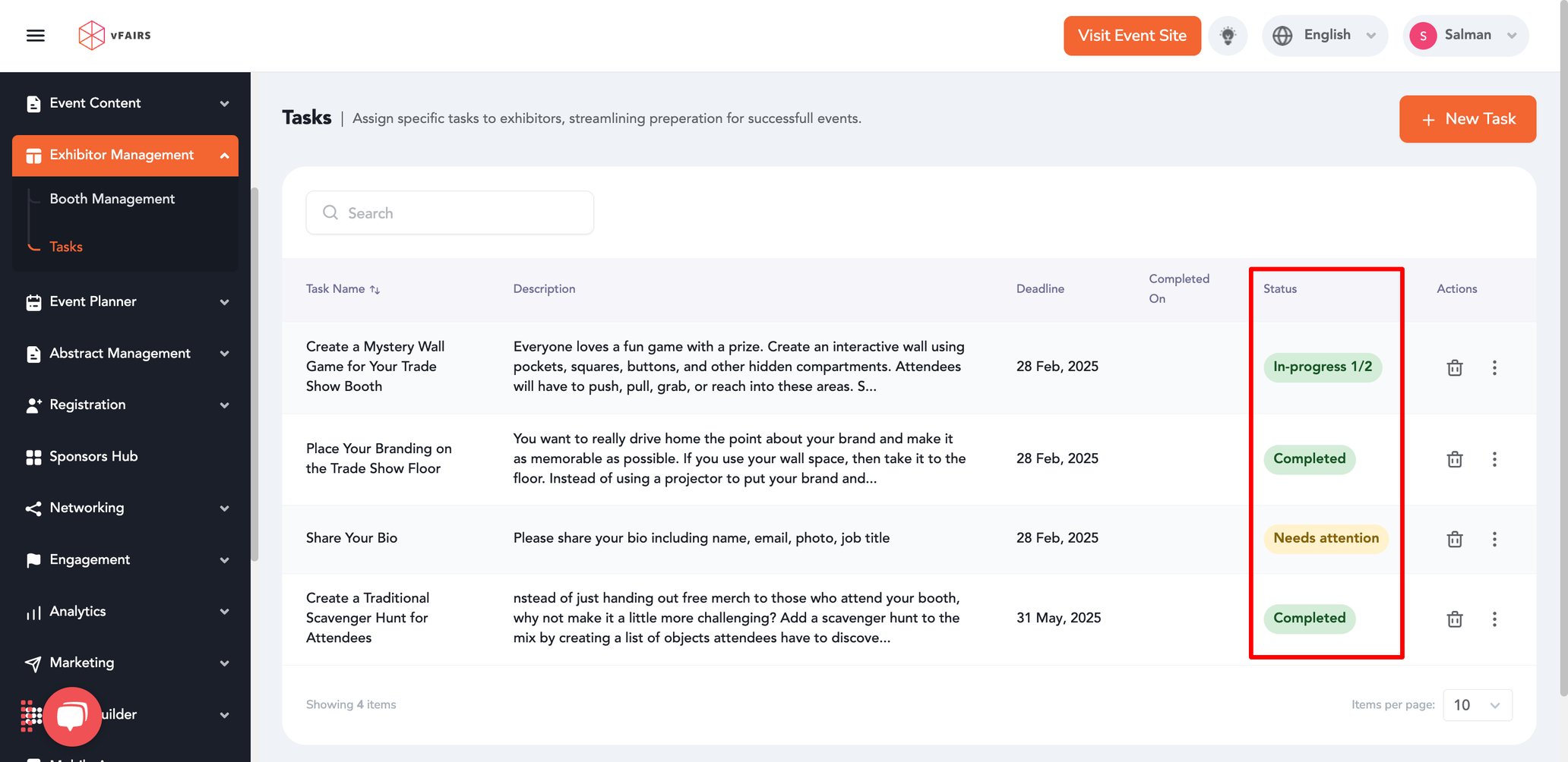 Task Management Module