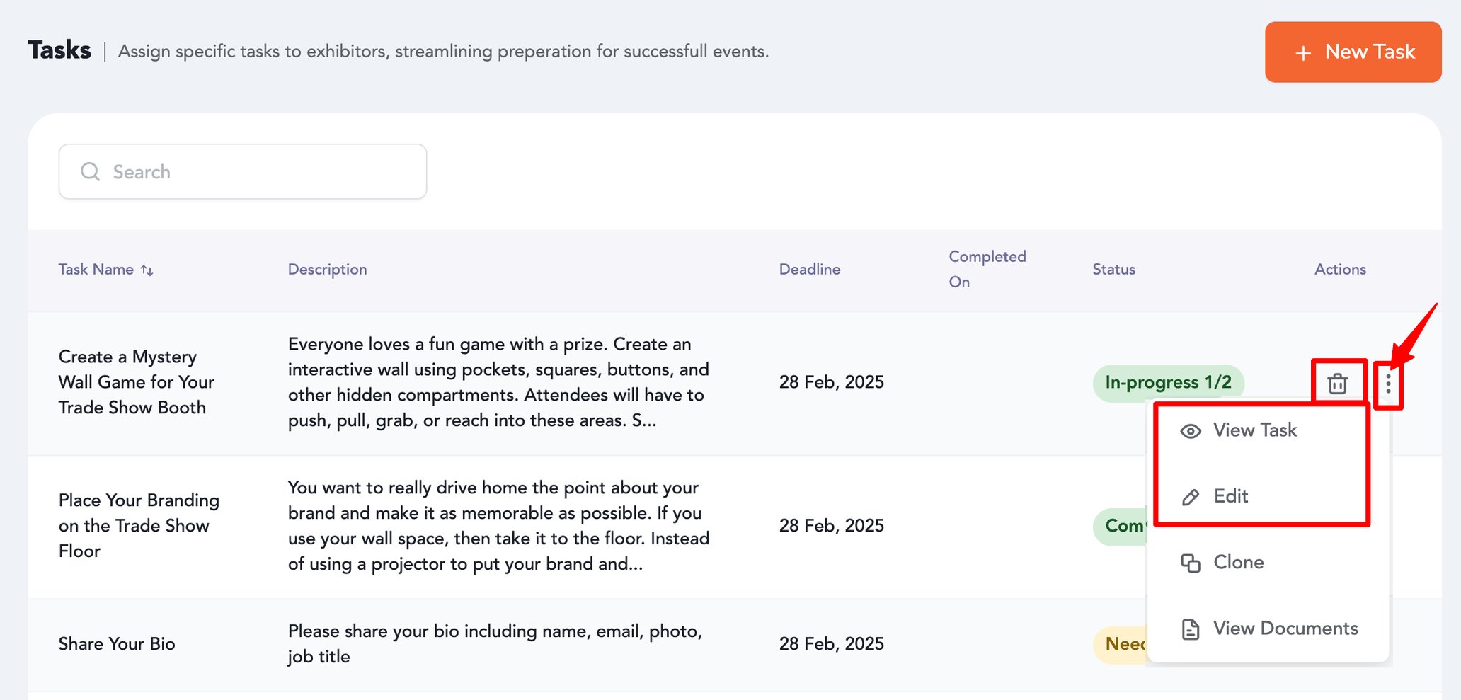 Task Management Module