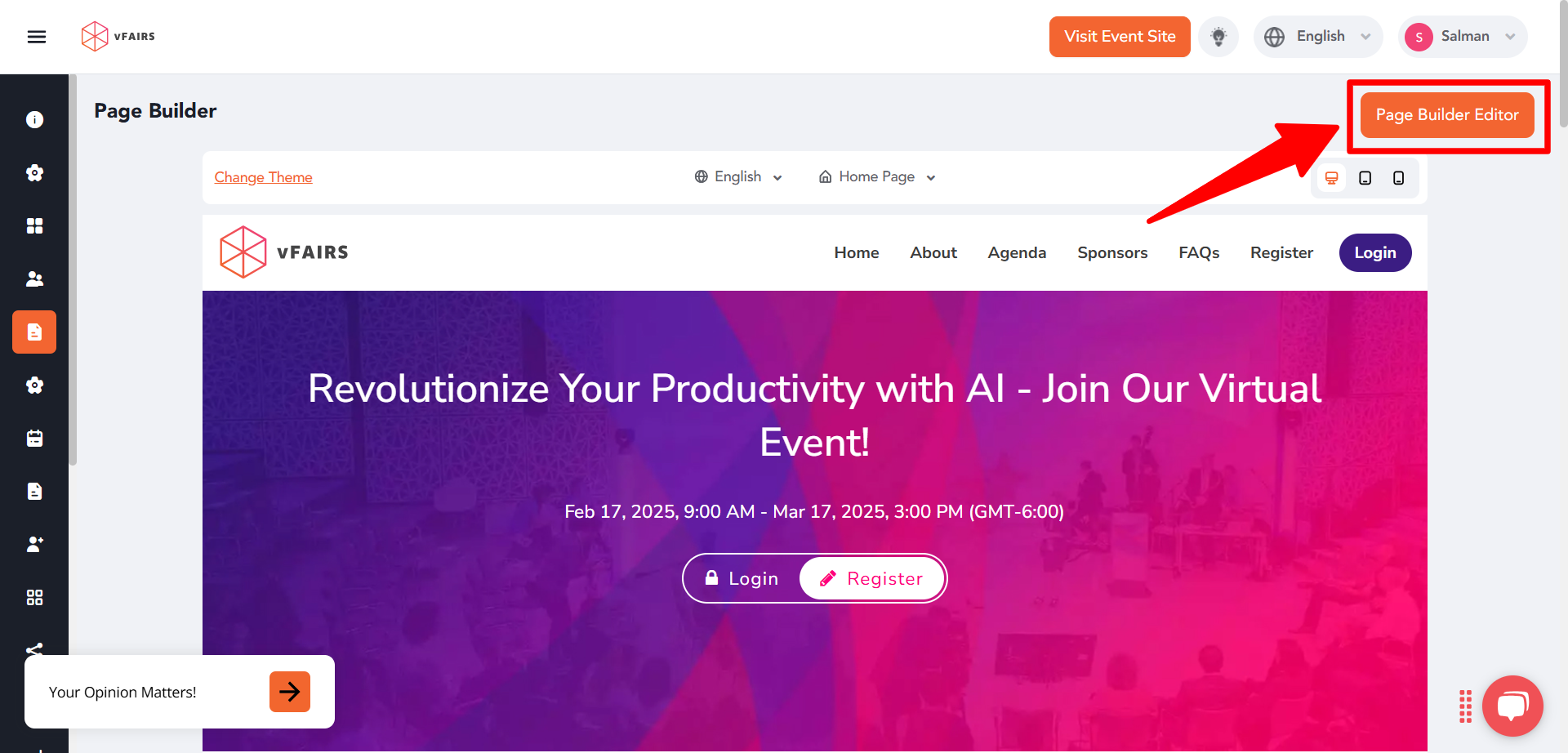 How to edit Landing Page Countdown Timer Text