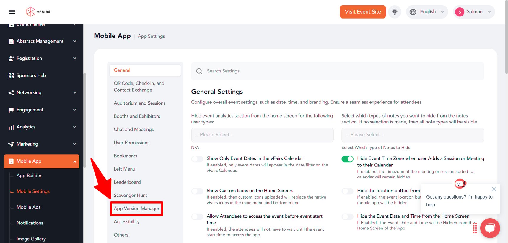 How to enable or disable the force update app feature