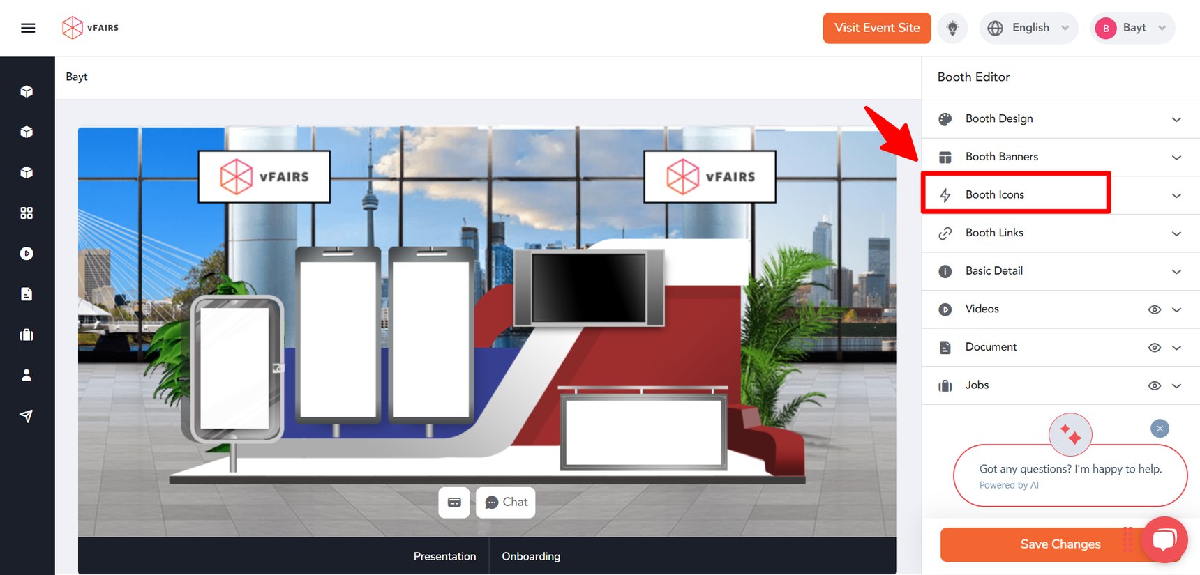 How to Customize Booth Icons for an Engaging Exhibitor Display