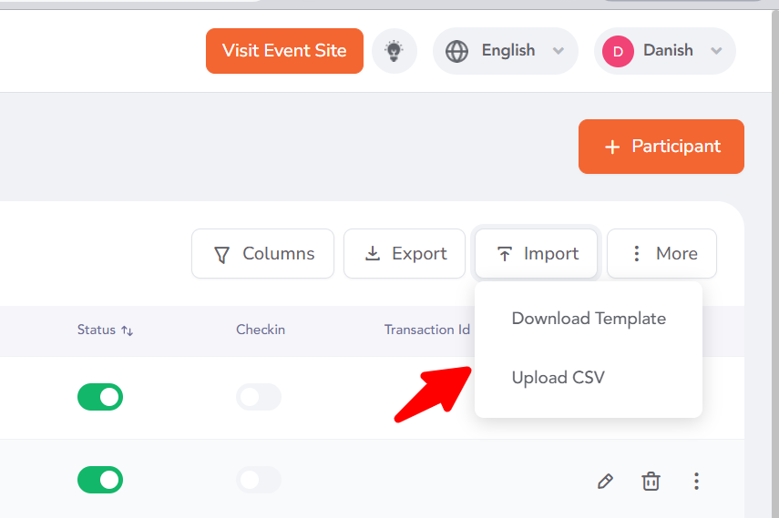 How to import users/ attendees/ registrants for your event?