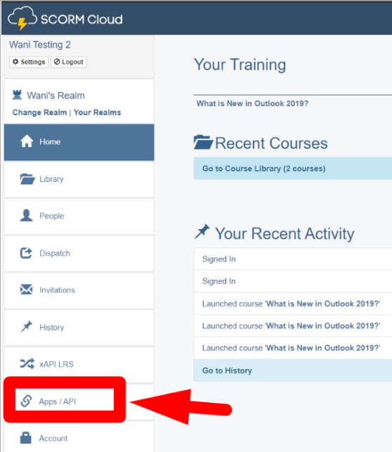 How to get SCORM Credentials