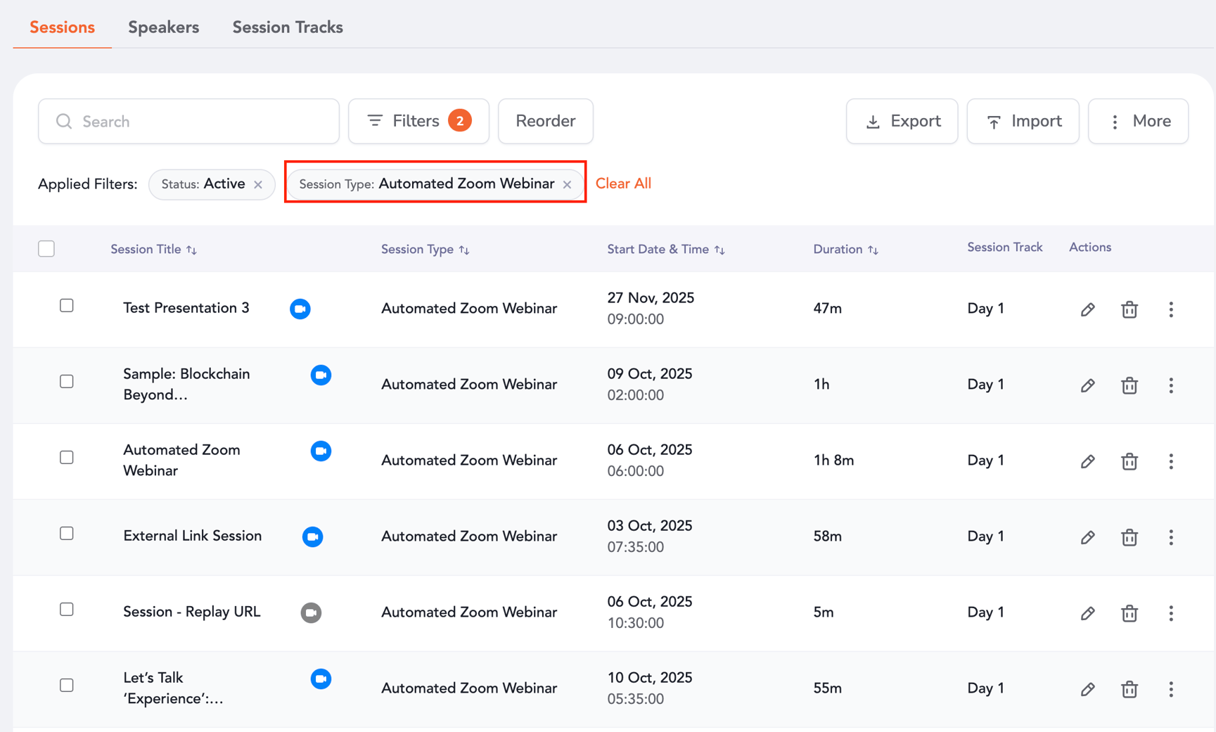 How to Access Automated Zoom Sessions Recordings from the Backend