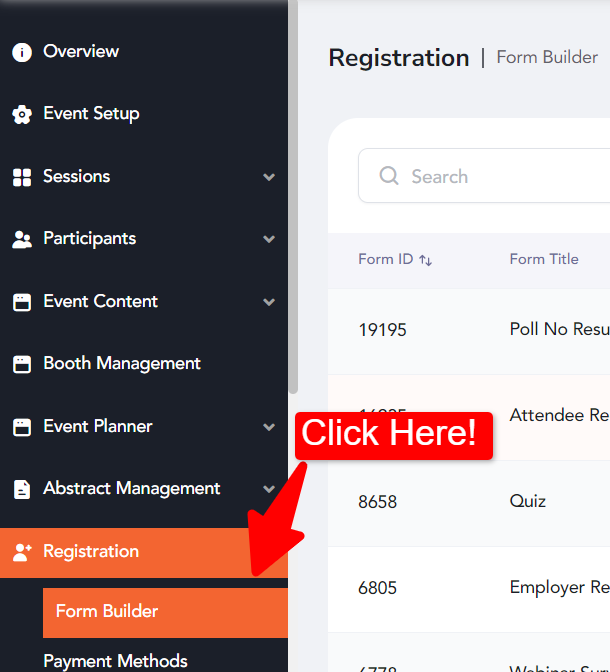 How to setup a basic registration form