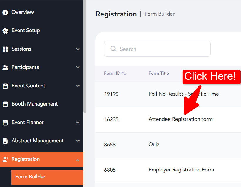 How to setup a basic registration form