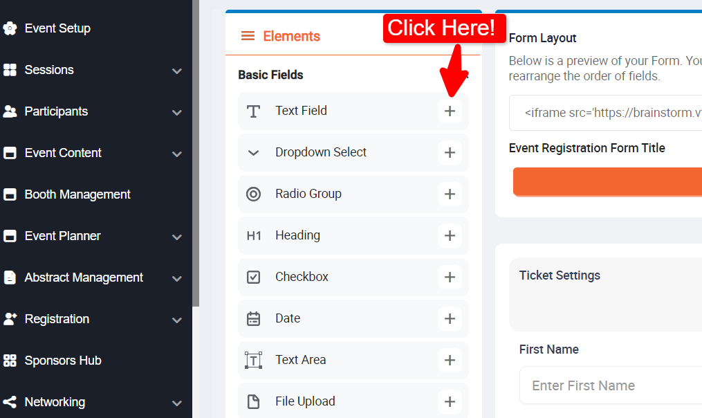 How to setup a basic registration form