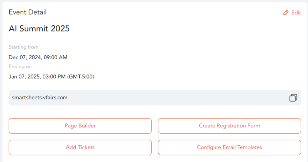 Understanding the event dashboard